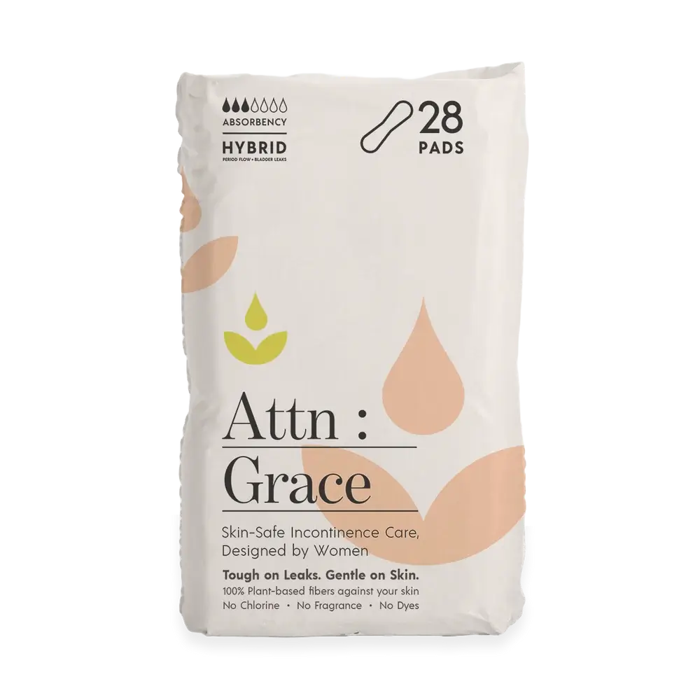 Super Absorbent Incontinence Pads for Women — Attn:Grace